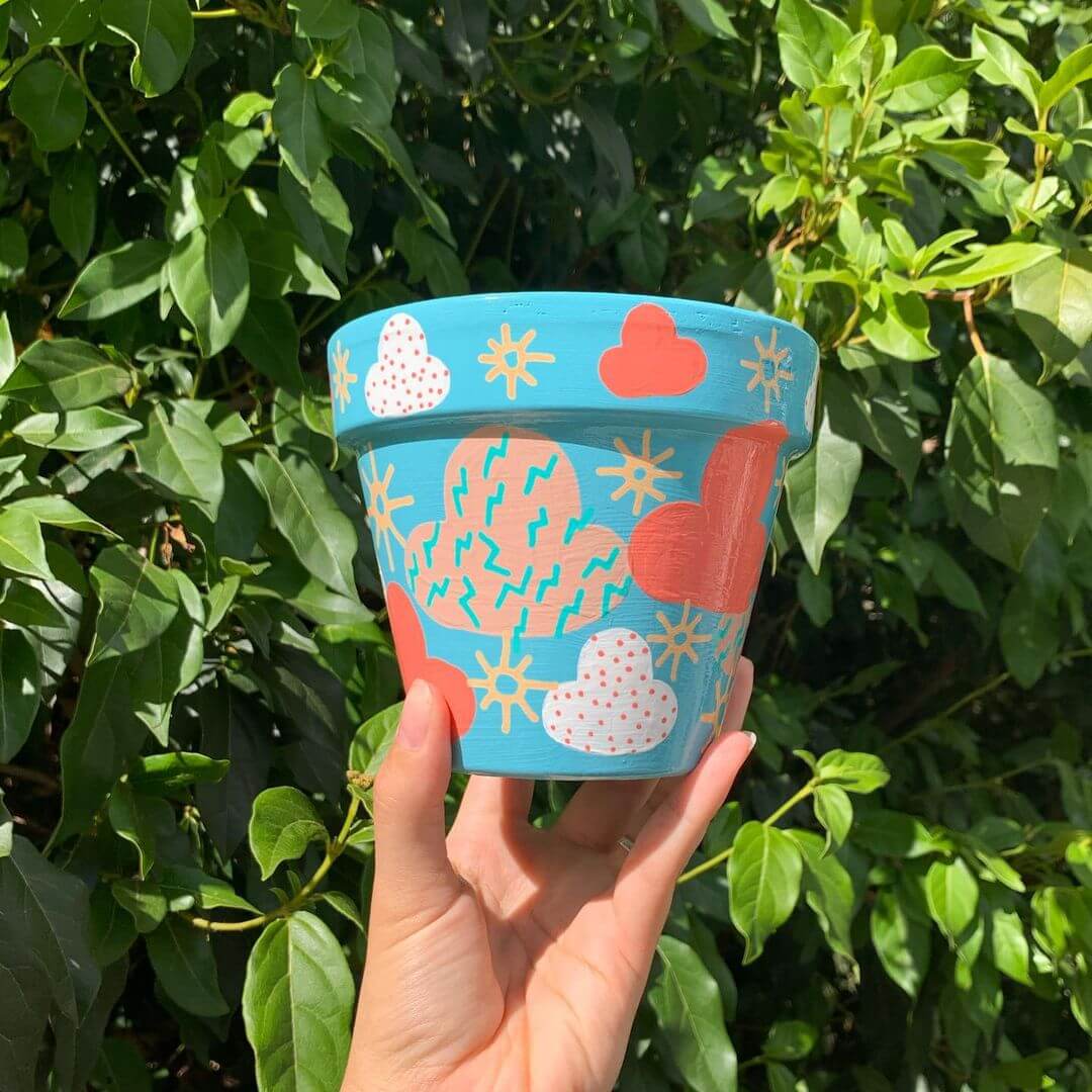 23 Easy And Beautifully Painted Pot Ideas