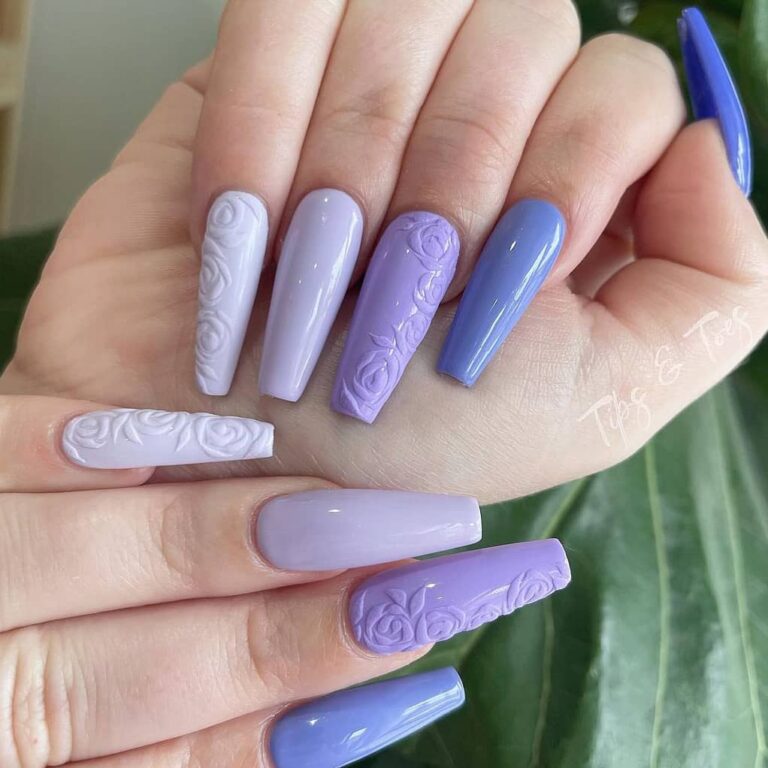 20 Glamorous Rose Nails: Ideas & Designs