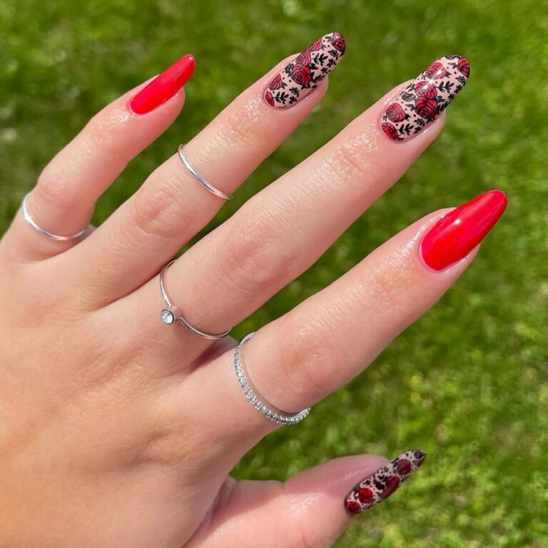 20 Glamorous Rose Nails: Ideas & Designs