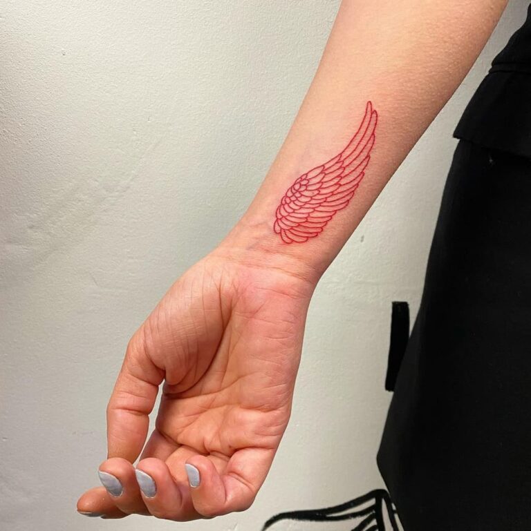 30 Red Ink Tattoo Ideas For Women