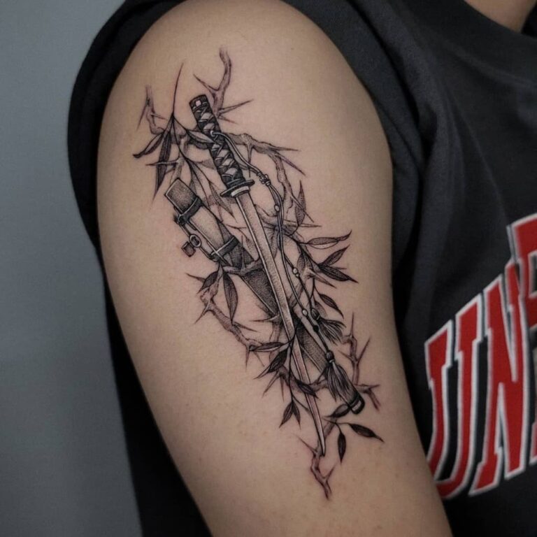 35 Cool Sword Tattoo Design Ideas