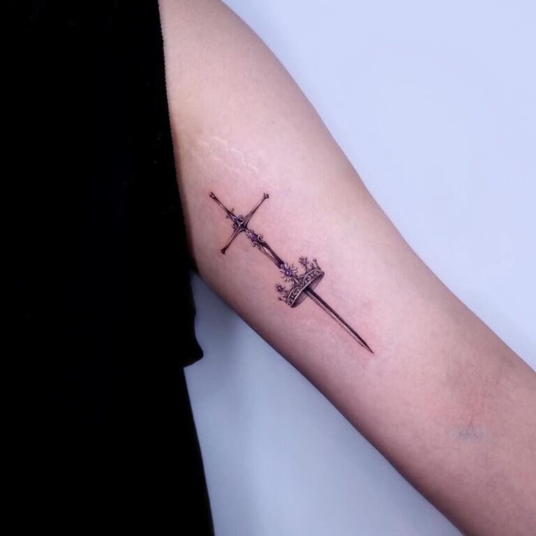 35 Cool Sword Tattoo Design Ideas
