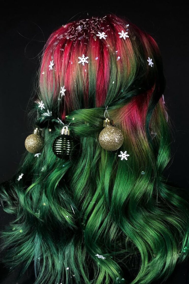 22 Gorgeous Christmas Hair Color Ideas