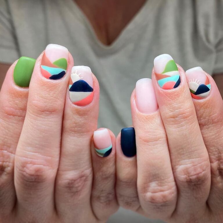 28 Unique and Simple Boho Nail Art Designs