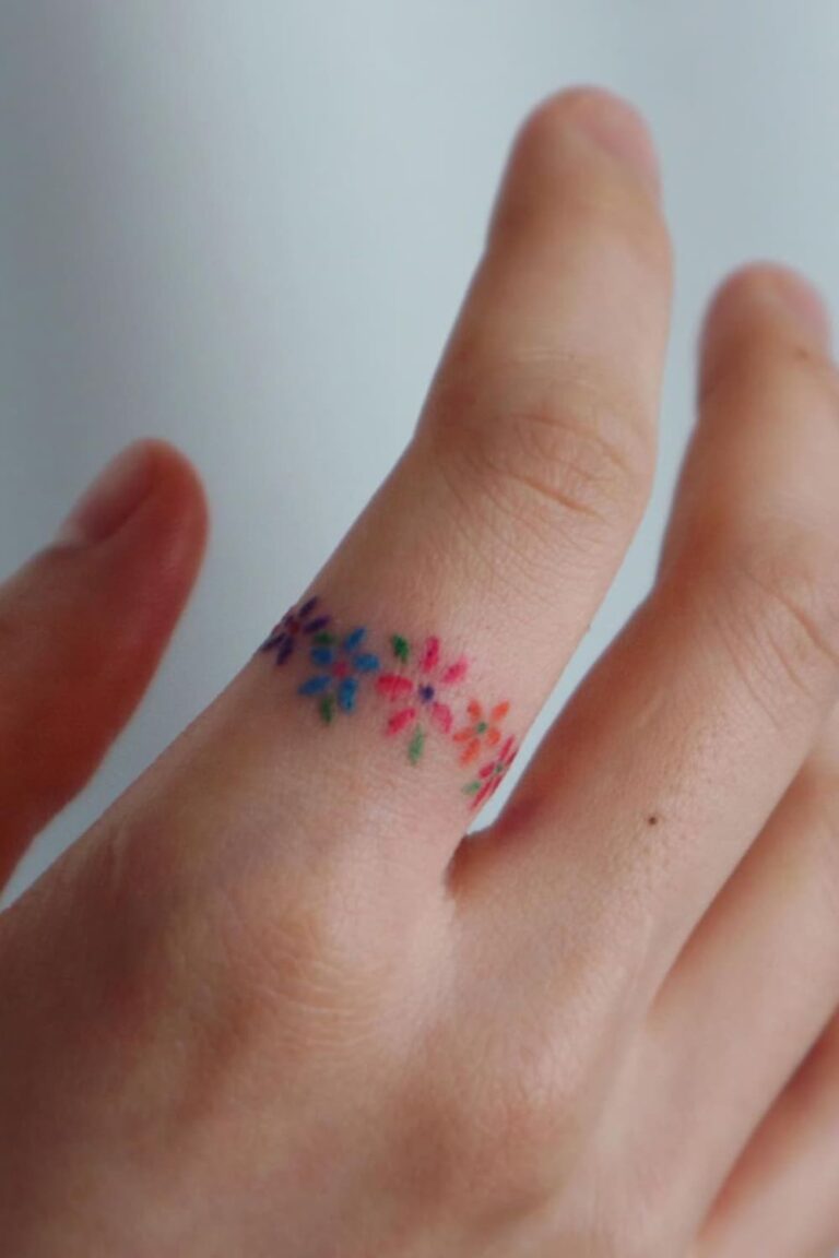 21 Chic and Stylish Ring Tattoo Designs