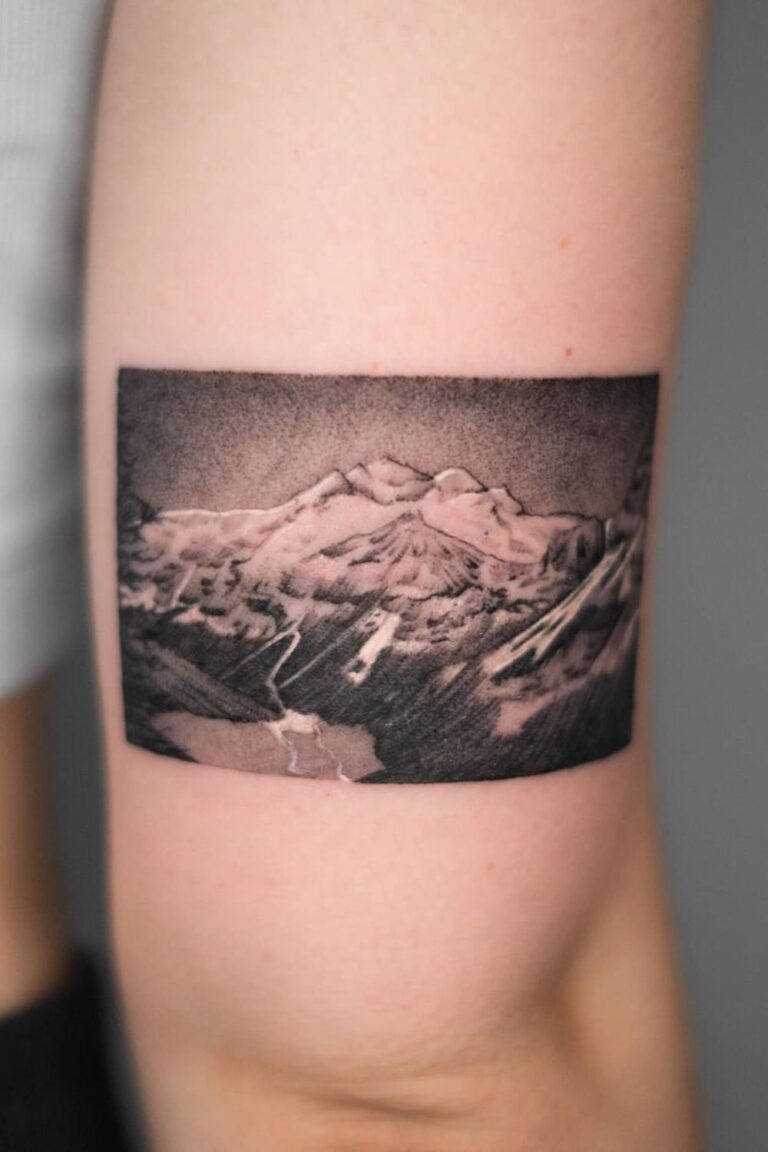 30 Remarkable Mountain Tattoo Design Ideas