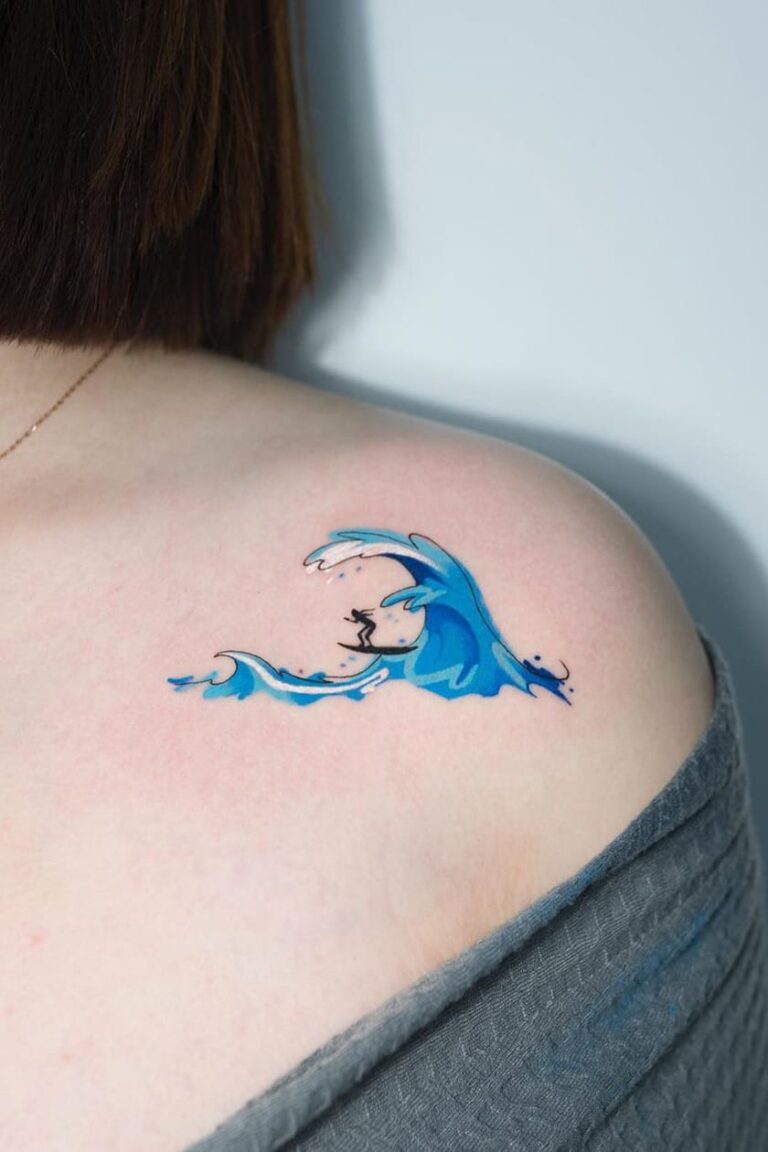 32 Magnificent Wave Tattoo Designs