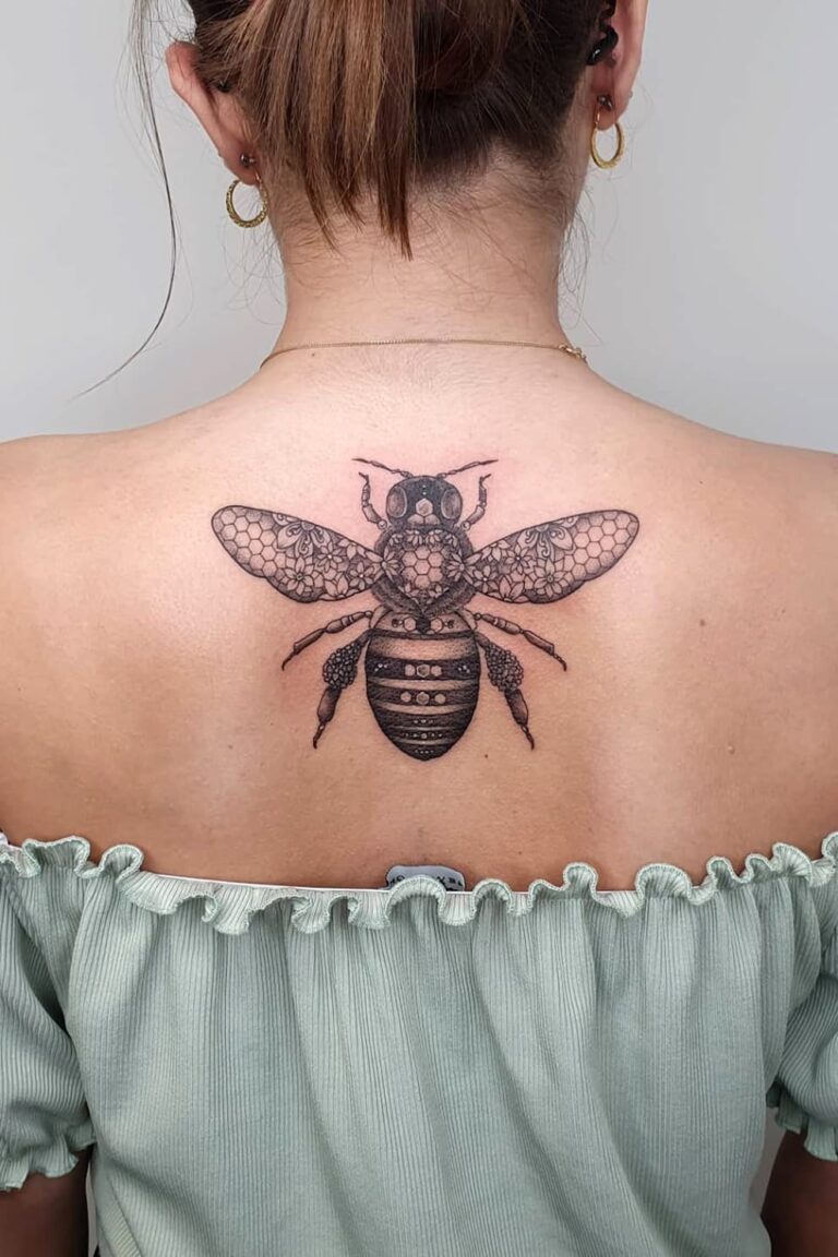 46 Best Bee Tattoos For Ladies