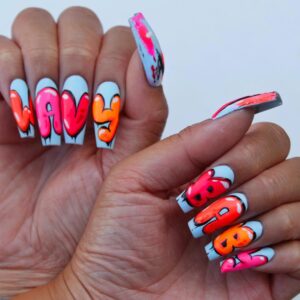 20 Letter Nail Designs That Look Special and Personal