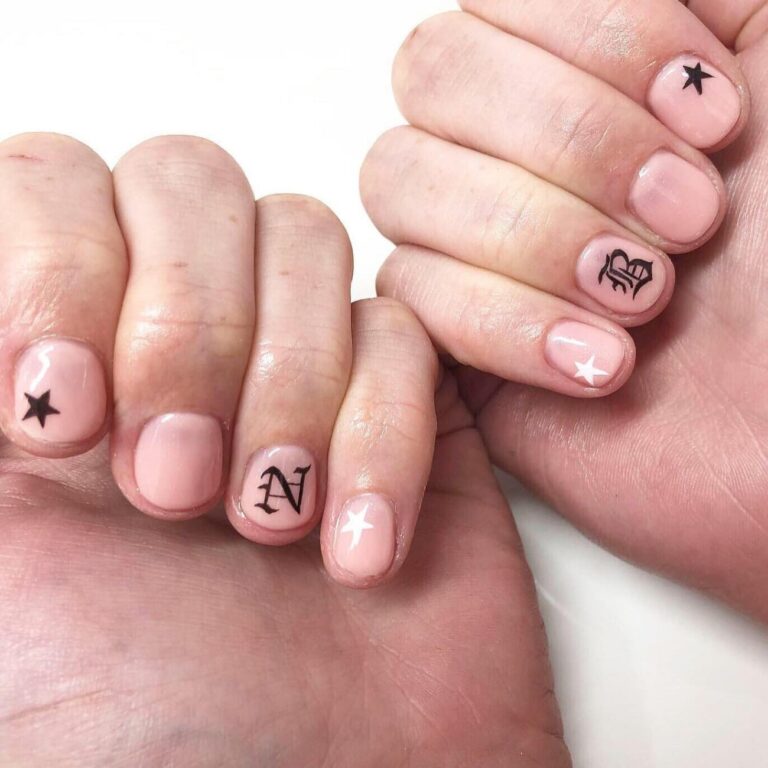 20 Letter Nail Designs That Look Special and Personal