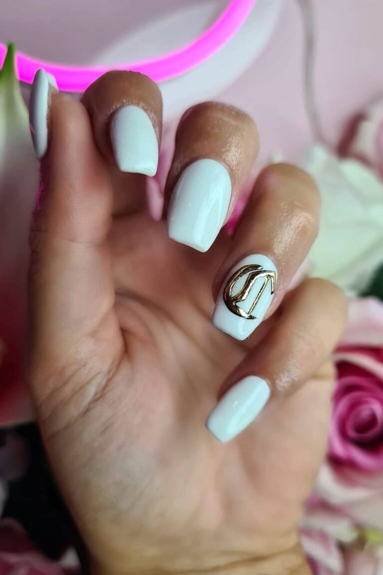 20 Letter Nail Designs That Look Special and Personal