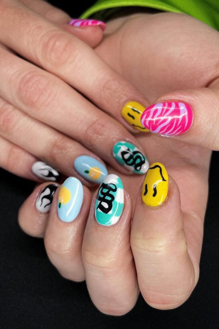20 Letter Nail Designs That Look Special and Personal