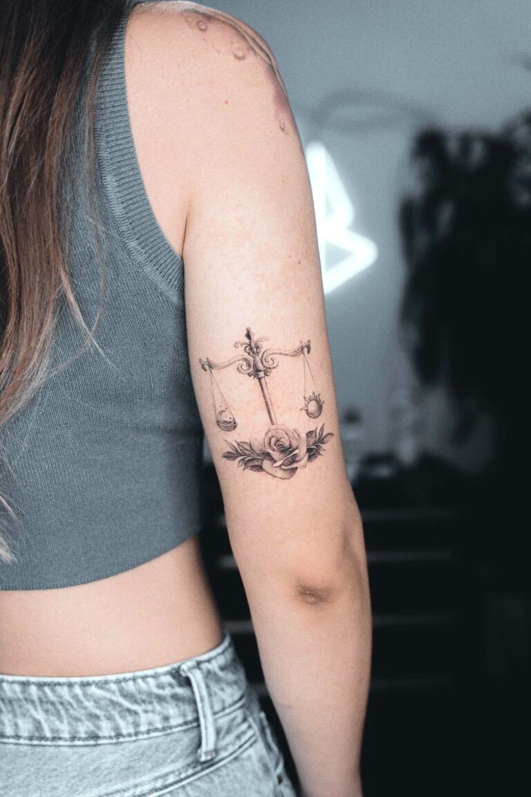 22 Trending Libra Tattoo Design Ideas