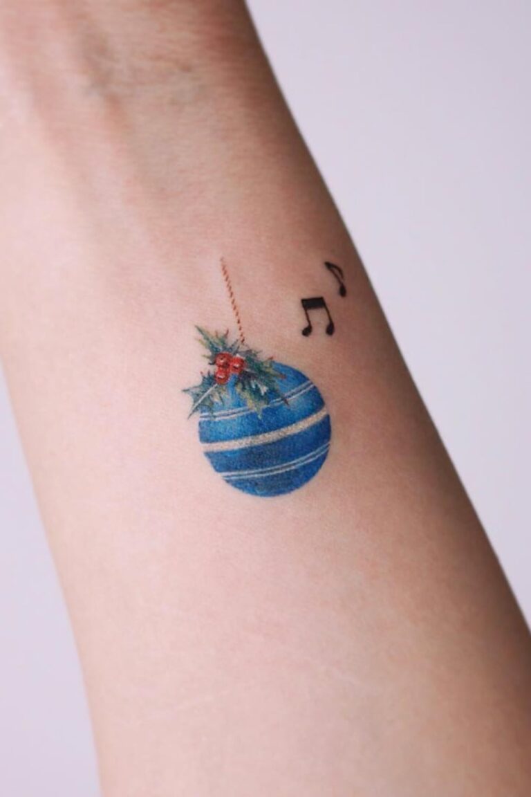 20 Popular Christmas Tattoo Ideas and Designs