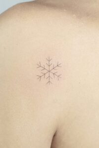 Top 21 Stunning Snowflake Tattoo Ideas