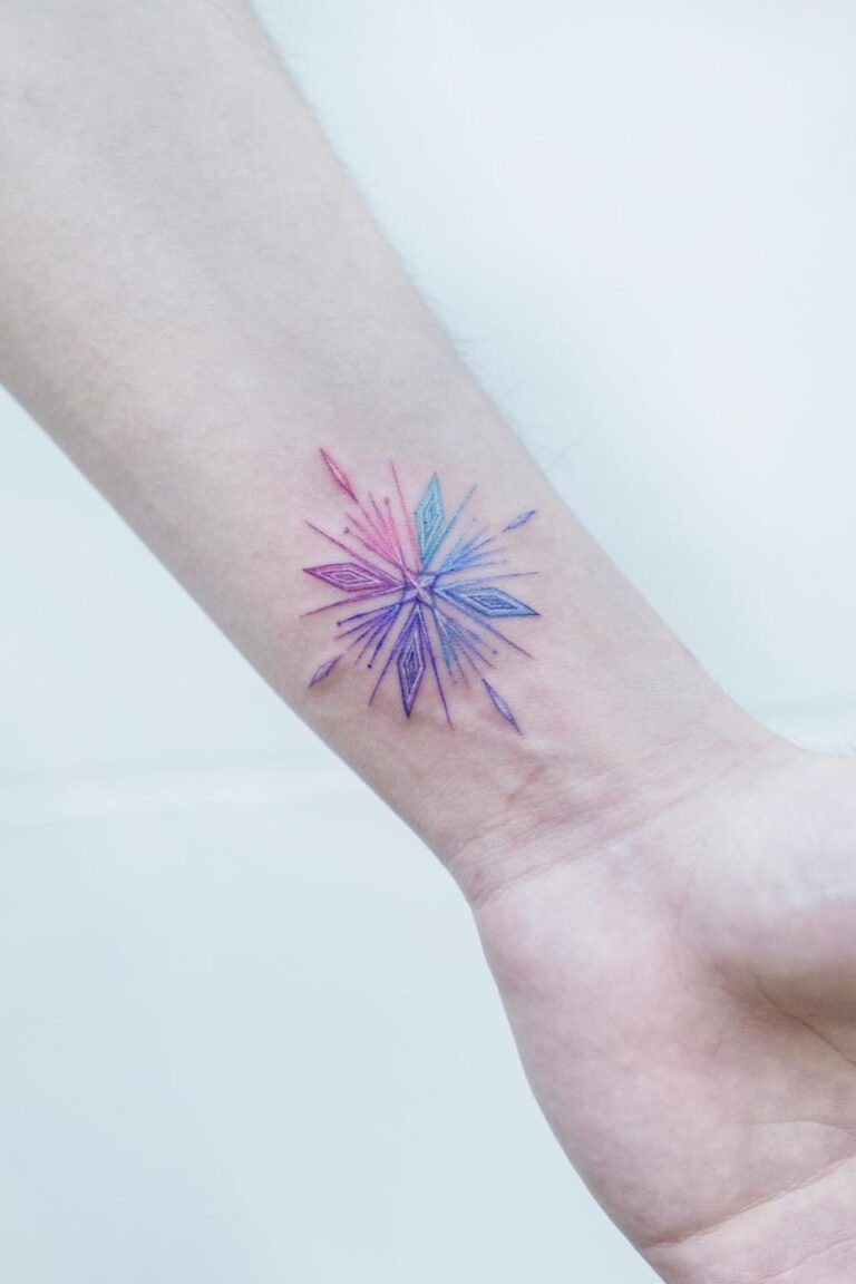 Top 21 Stunning Snowflake Tattoo Ideas