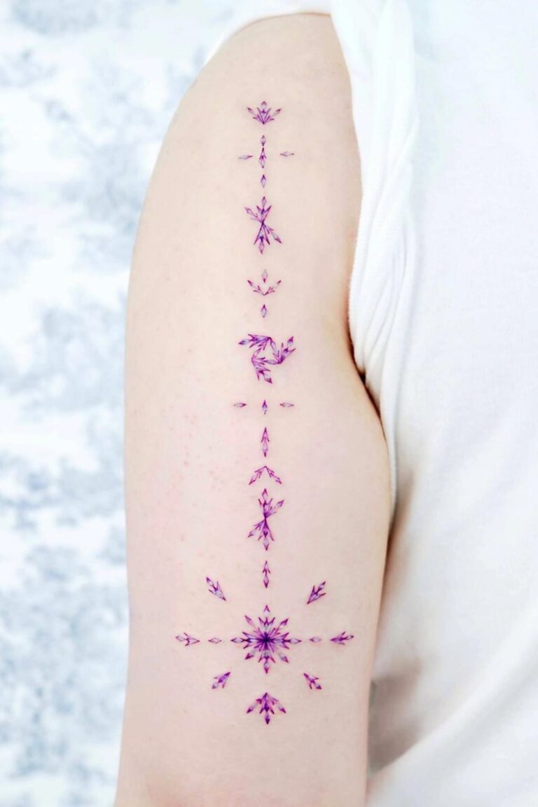 Top 21 Stunning Snowflake Tattoo Ideas