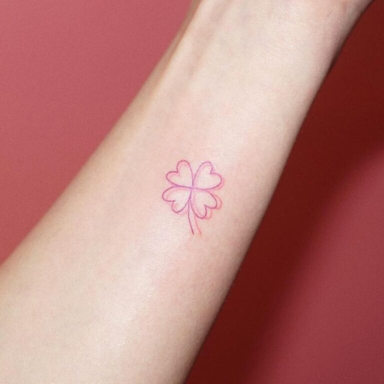 30+ Amazing Four Leaf Clover Tattoo Ideas