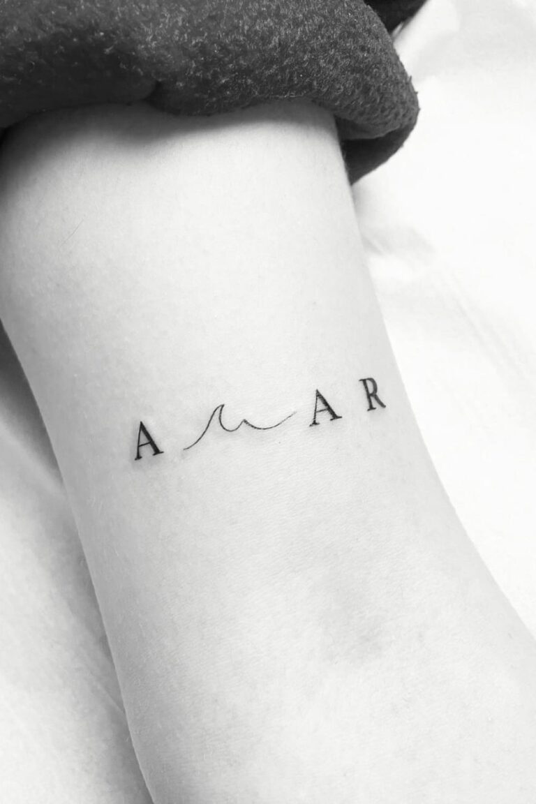 50 Amazing One Word Tattoo Ideas