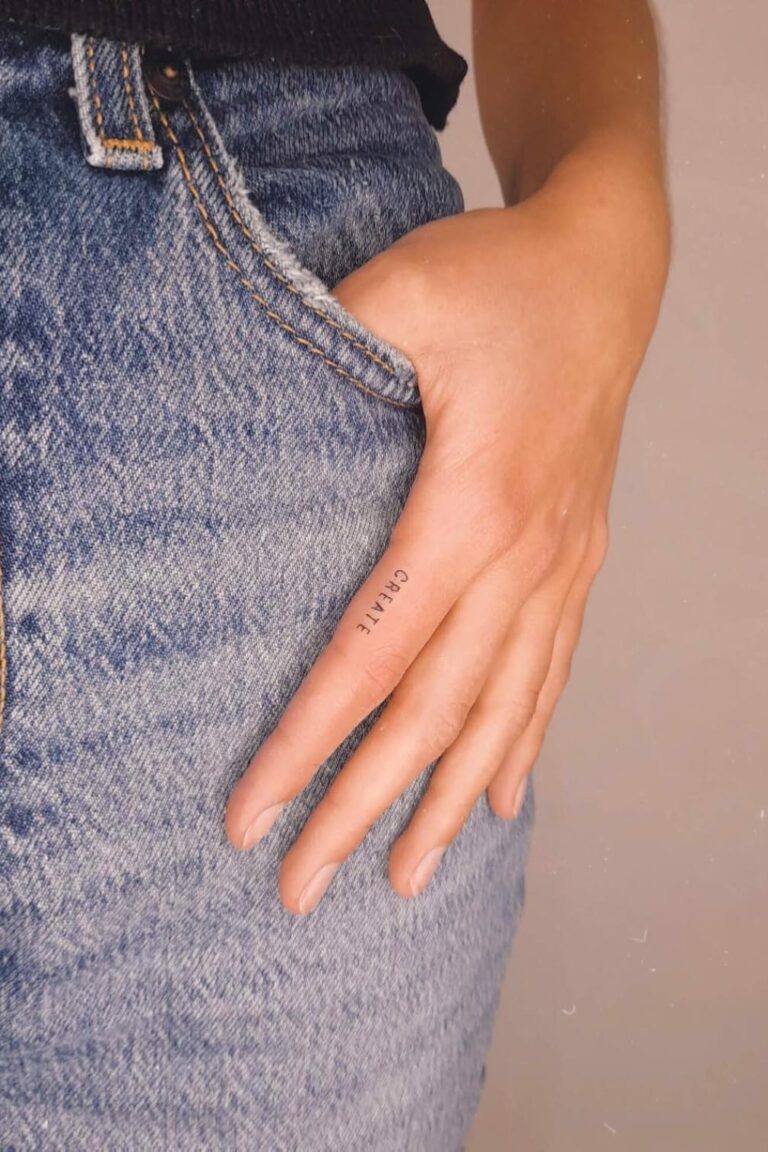 50 Amazing One Word Tattoo Ideas