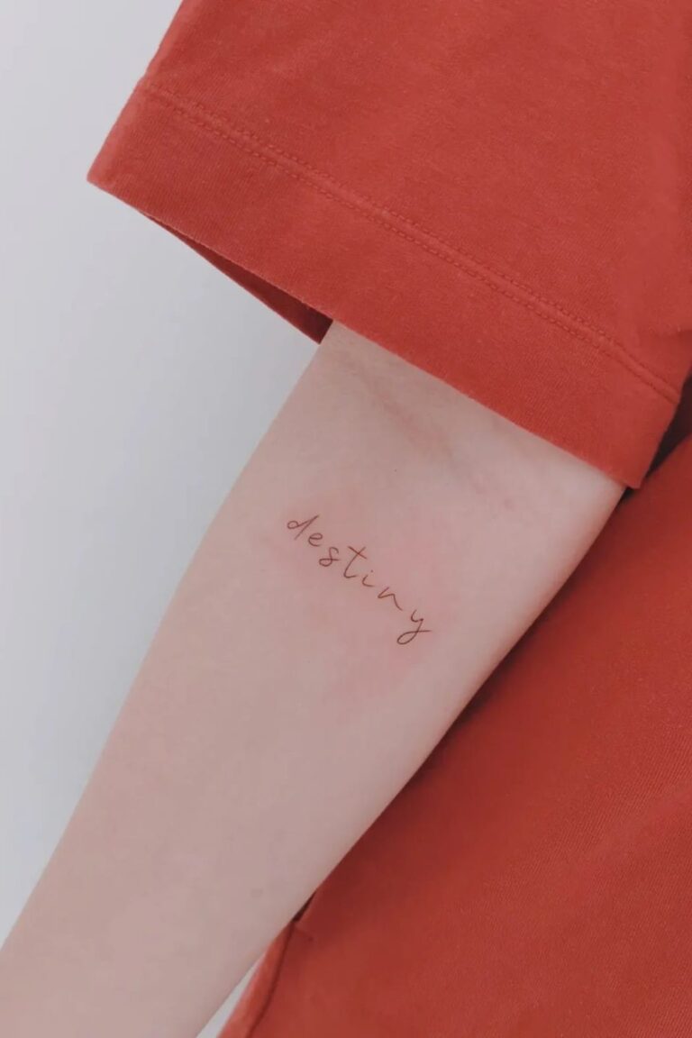 50 Amazing One Word Tattoo Ideas