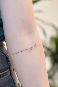 50 Amazing One Word Tattoo Ideas