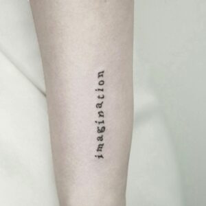 50 Amazing One Word Tattoo Ideas