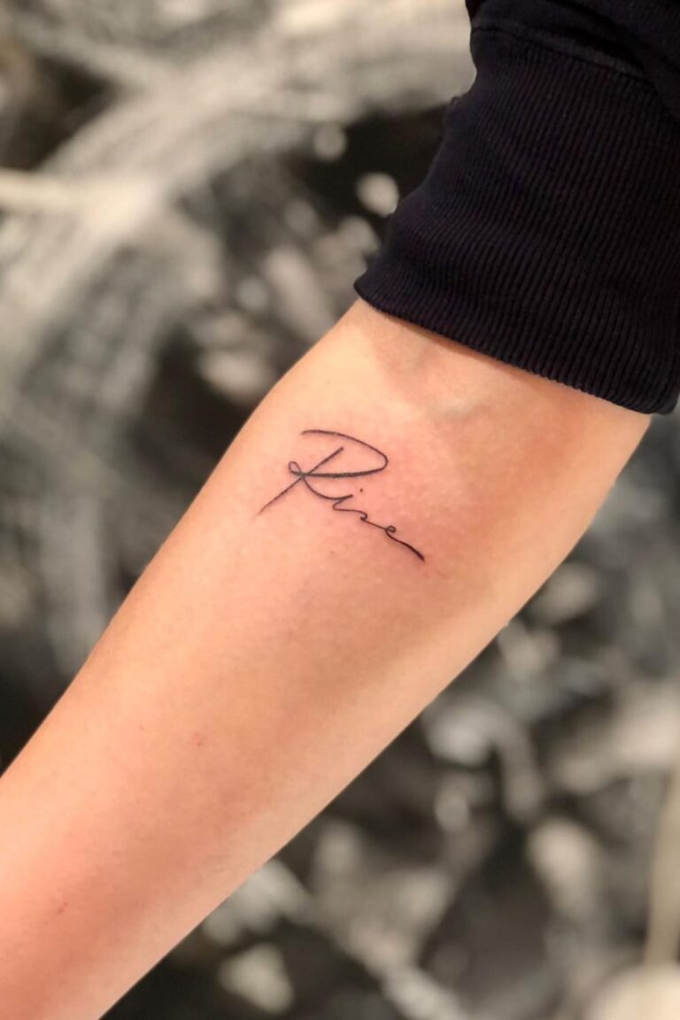 50 Amazing One Word Tattoo Ideas