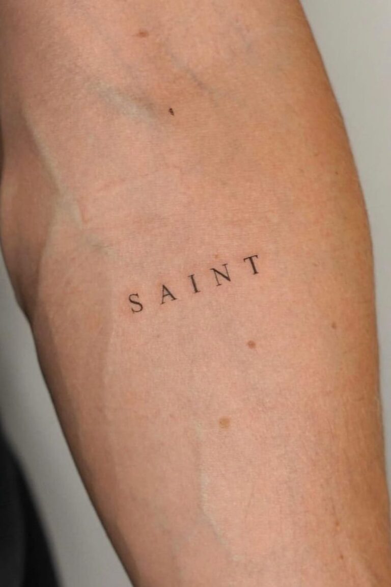 50 Amazing One Word Tattoo Ideas