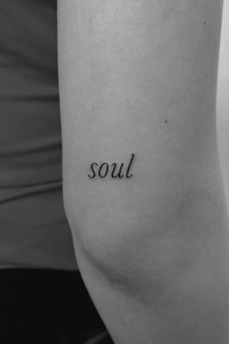 50 Amazing One Word Tattoo Ideas
