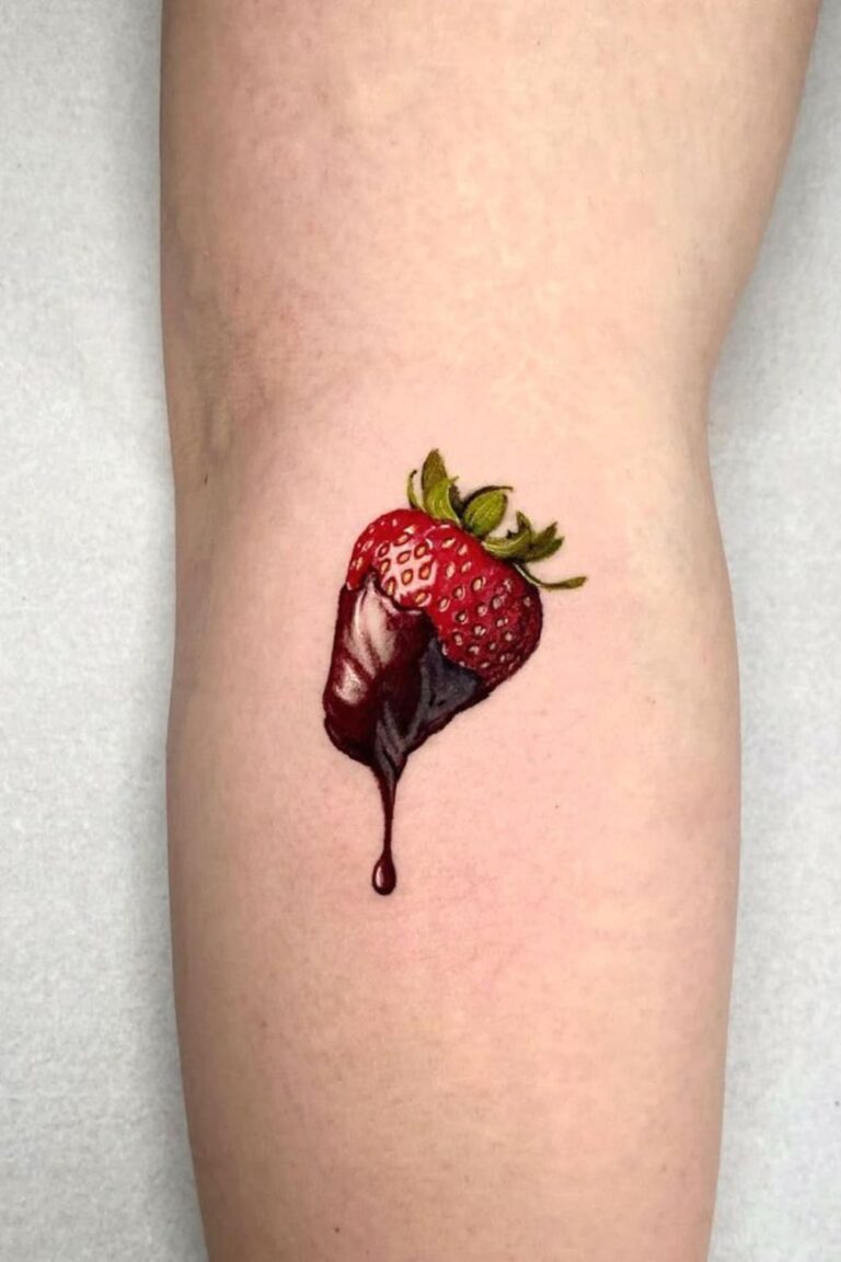 37 Best Strawberry Tattoo Ideas
