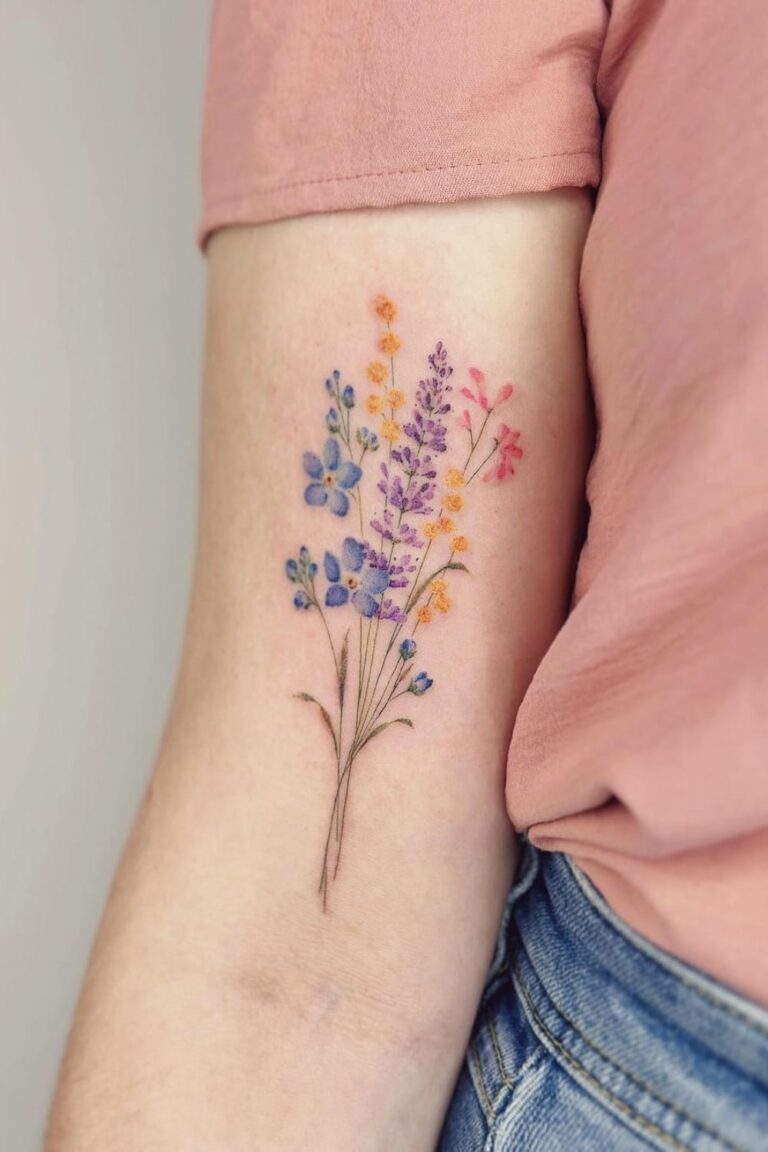 30+ Perfect Lavender Tattoo Design Ideas