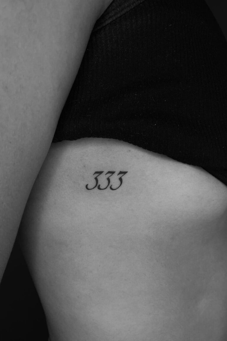 Popular 333 Tattoos: Ideas and Meanings