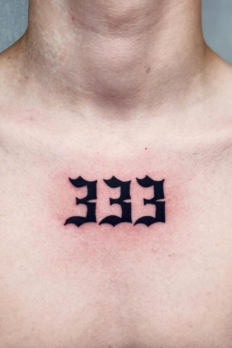 Popular 333 Tattoos: Ideas and Meanings