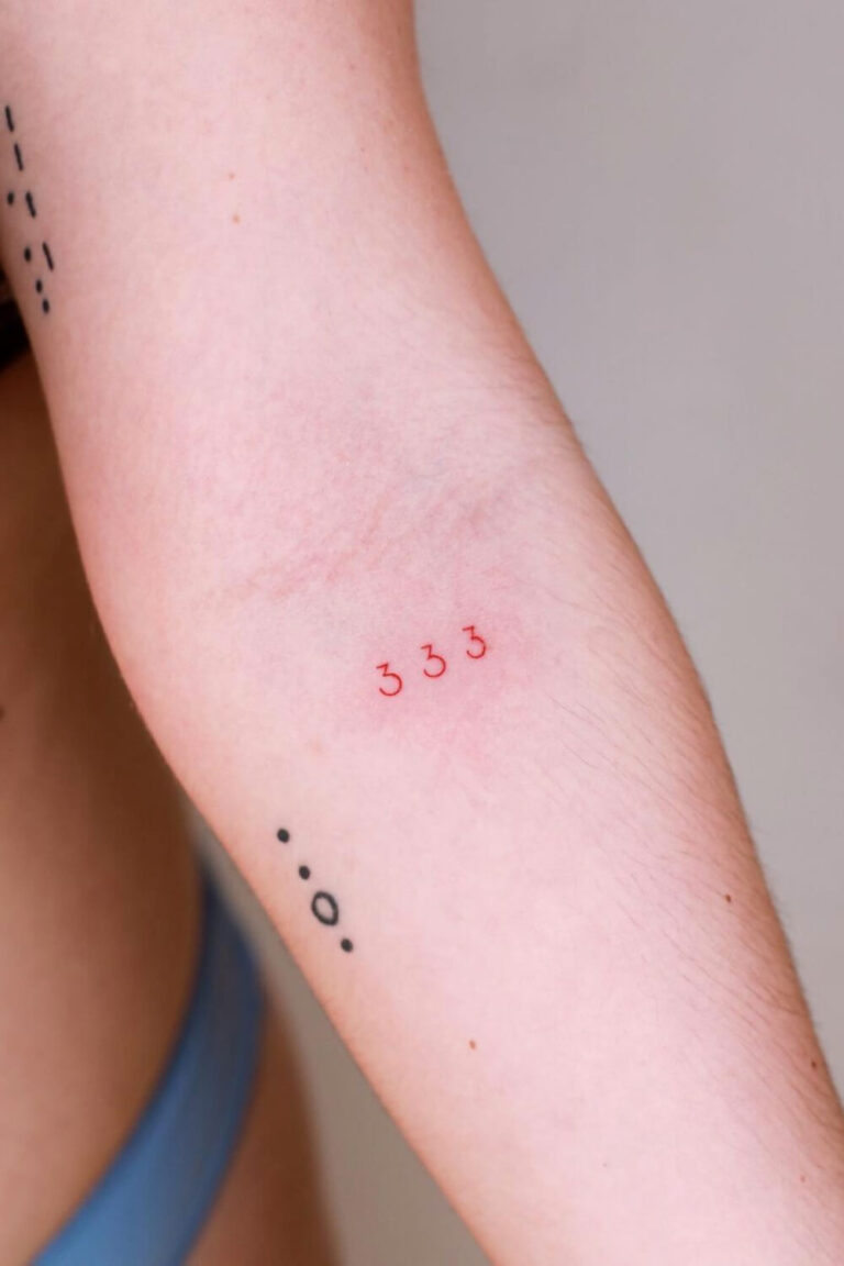 Popular 333 Tattoos: Ideas and Meanings
