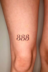 Popular 333 Tattoos: Ideas and Meanings