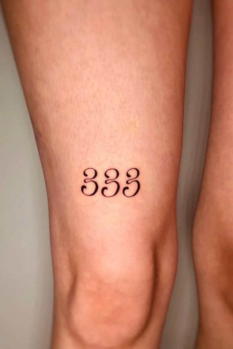 Popular 333 Tattoos: Ideas and Meanings