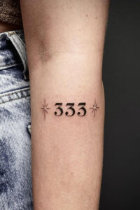 Popular 333 Tattoos: Ideas and Meanings