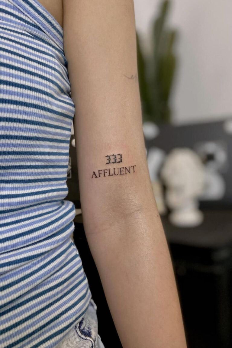 Popular 333 Tattoos: Ideas and Meanings