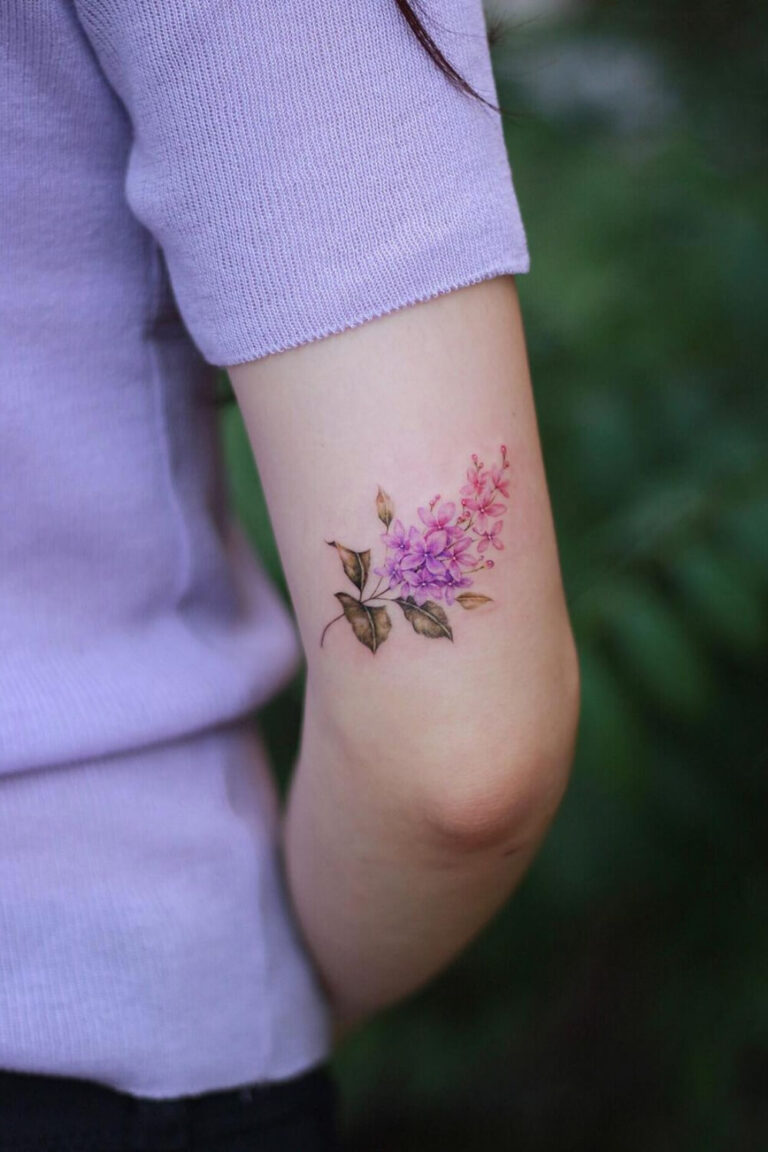 Beautiful Lilac Tattoos: Ideas, Designs, and Meanings