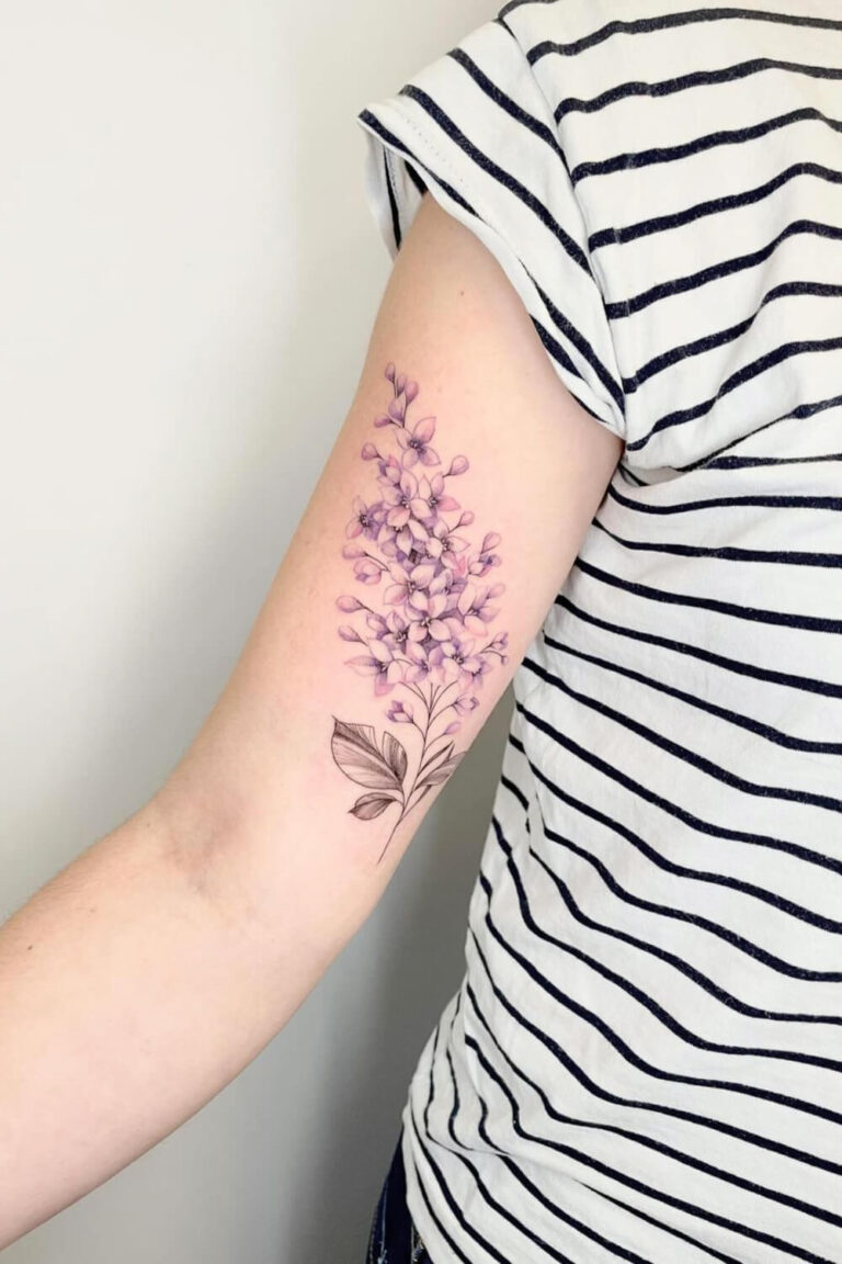 Beautiful Lilac Tattoos: Ideas, Designs, and Meanings