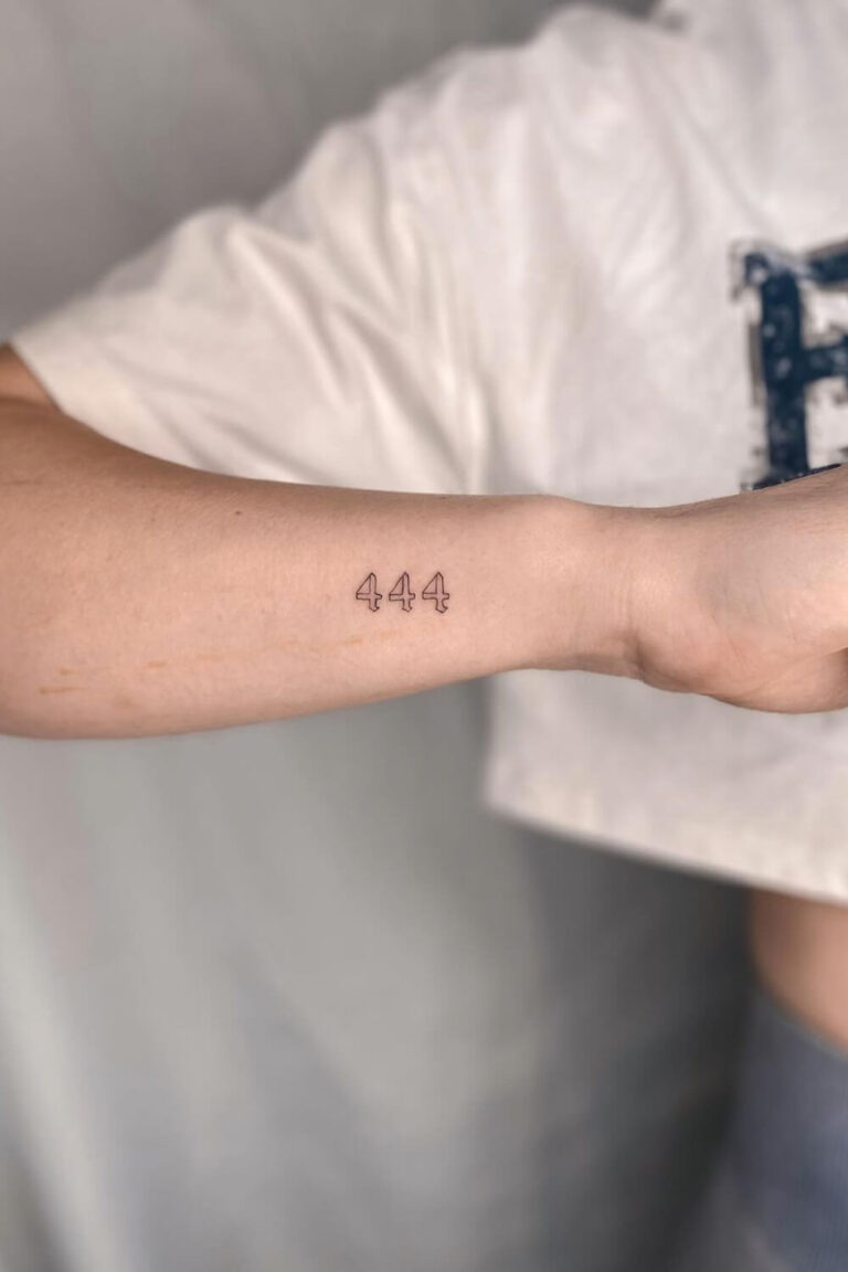Unlocking the Mystery of the 444 Tattoo: Ideas and Meaning