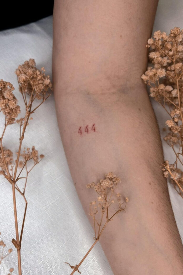Unlocking the Mystery of the 444 Tattoo: Ideas and Meaning