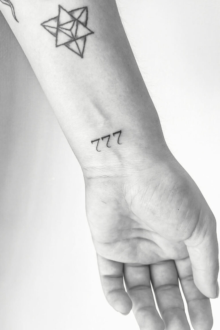 777 Tattoo: Exploring the Charm of Triple Sevens