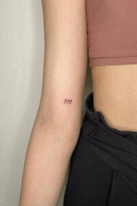 777 Tattoo: Exploring the Charm of Triple Sevens